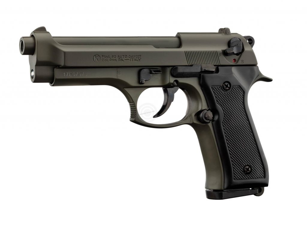 Kimar 92 Pistol 9PA OD-Green, 5', 10-es tár – Drilling Vadászbolt